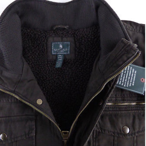 G.H. Bass & Co | Jackets & Coats | Gh Bass Shearling Lined Military ...